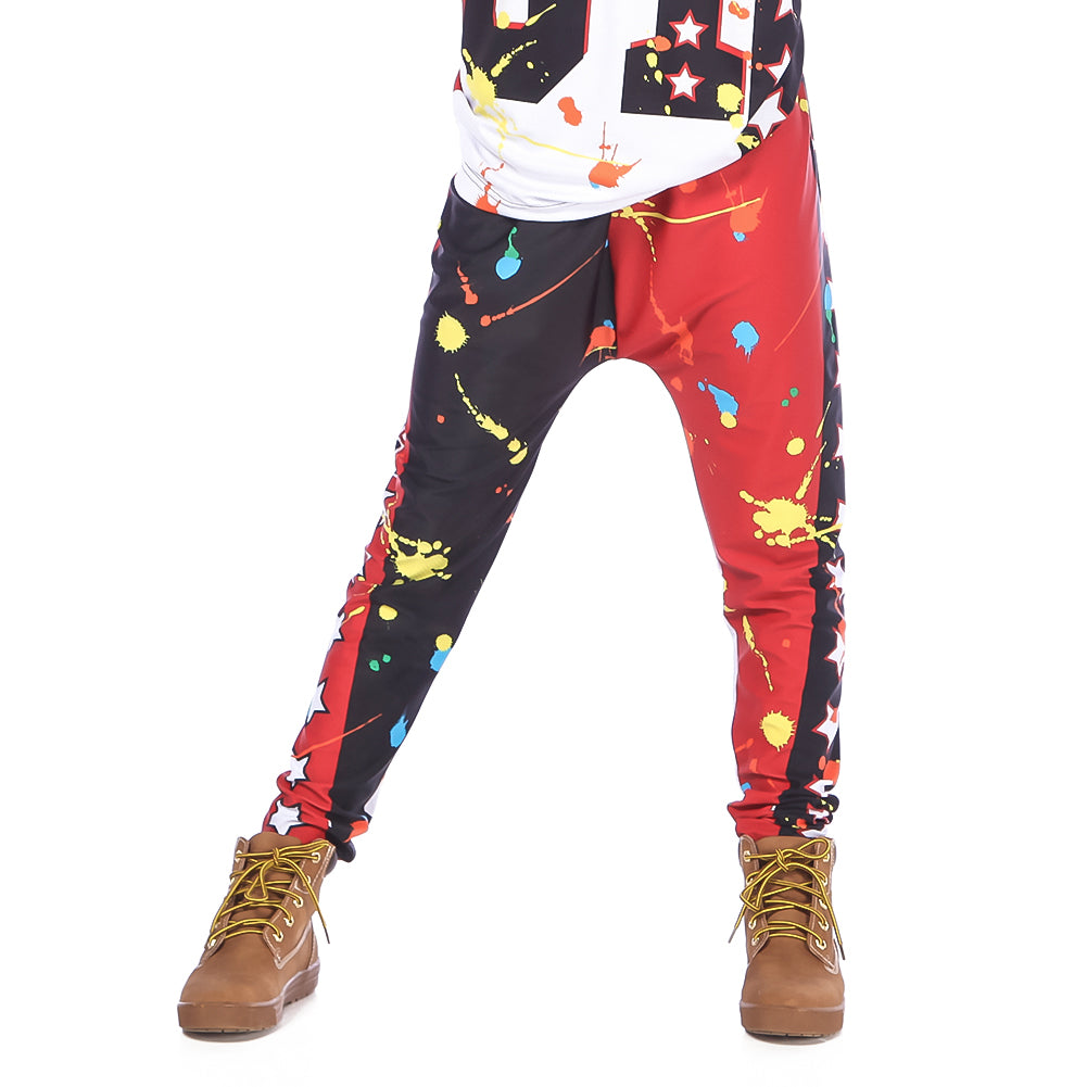 Splatter Jogger Pant : AC5128 - Just For Kix