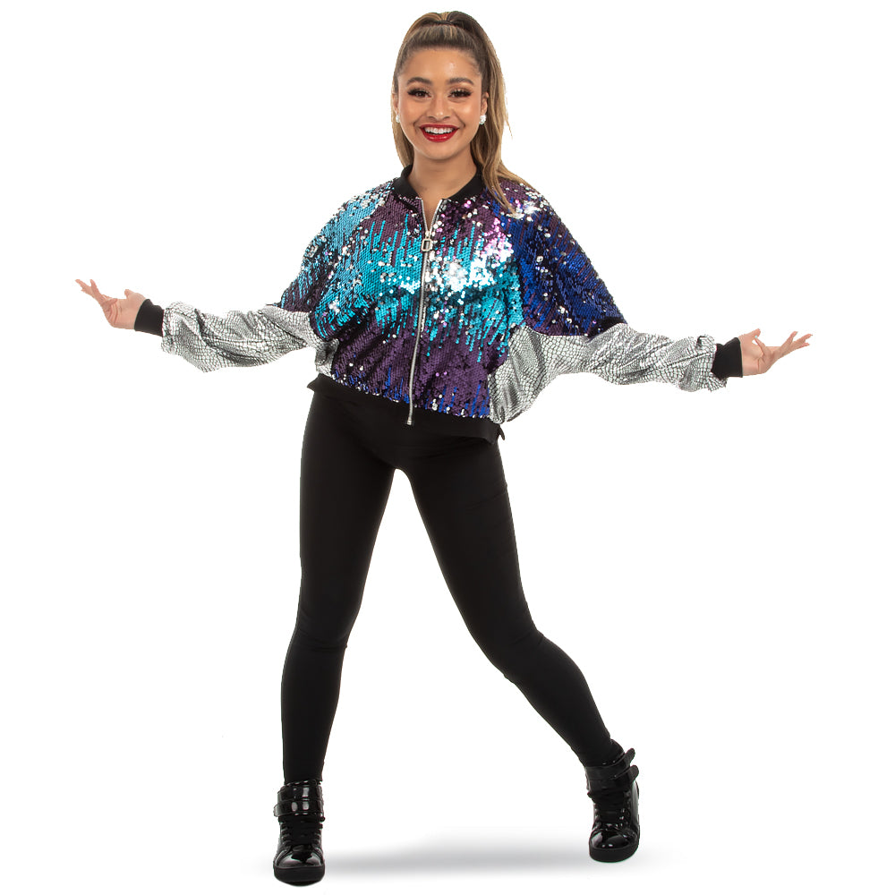 AC6241: Sequin Ombre Jacket - Just For Kix