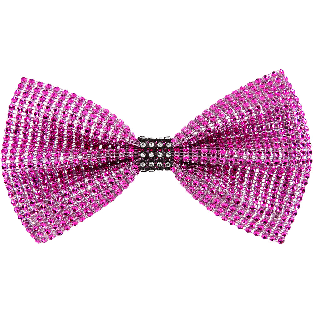 Large Rhinestone Bow with Contrast Trim : AC69 - Just For Kix